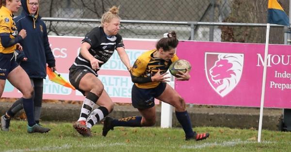 Denton-Rice secures treble as Abbey gain bonus-point victory