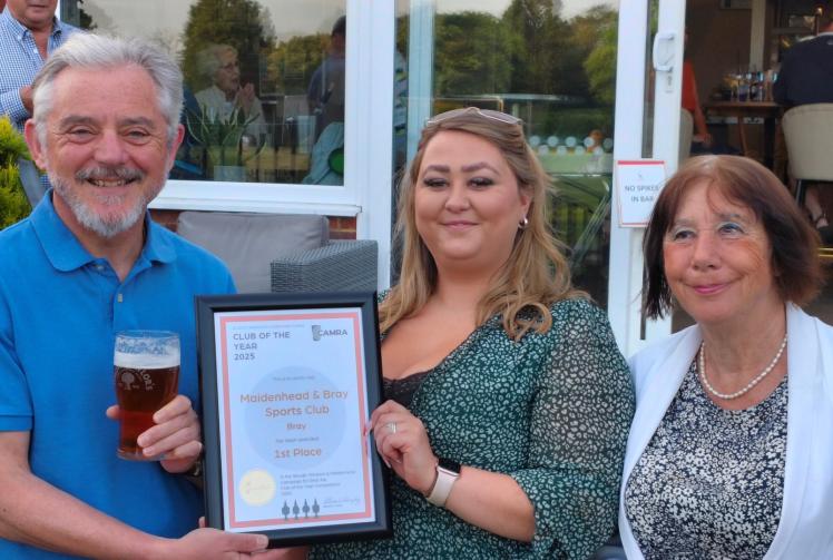 Sports club in Bray 'over the moon' with first CAMRA award win